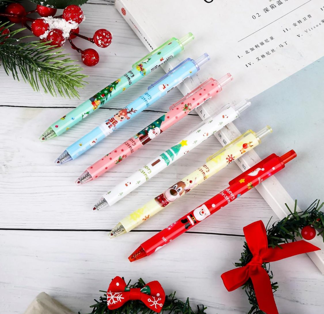 12 stilolapsa me dekore Festive - Pazari Online